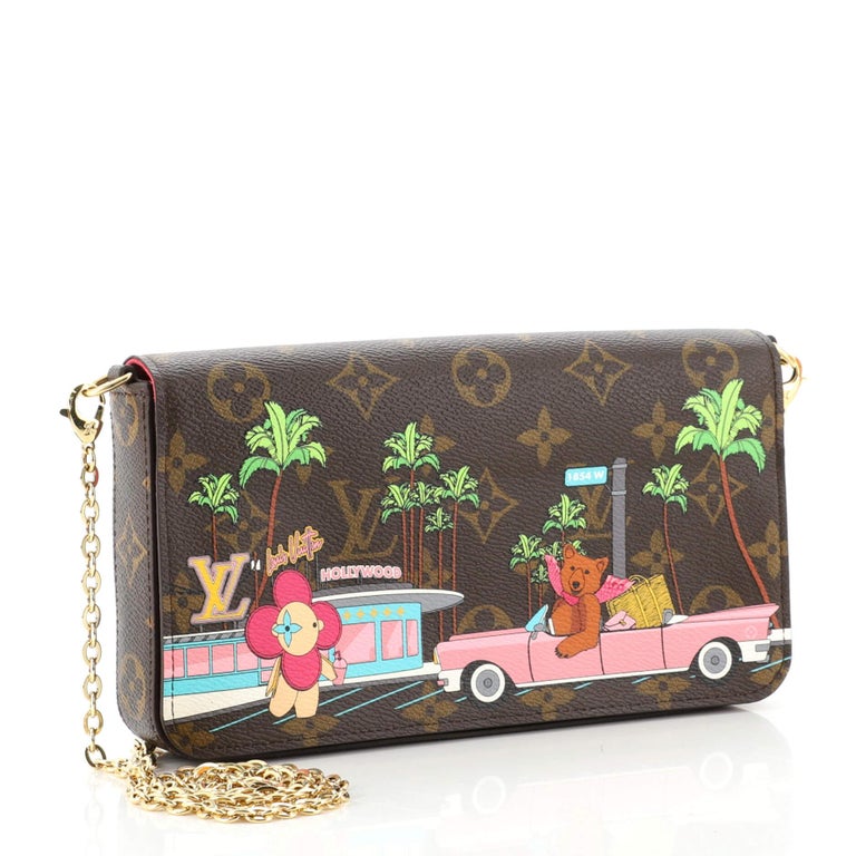 Louis Vuitton Felicie Pochette Limited Edition Vivienne Xmas Monogram ...