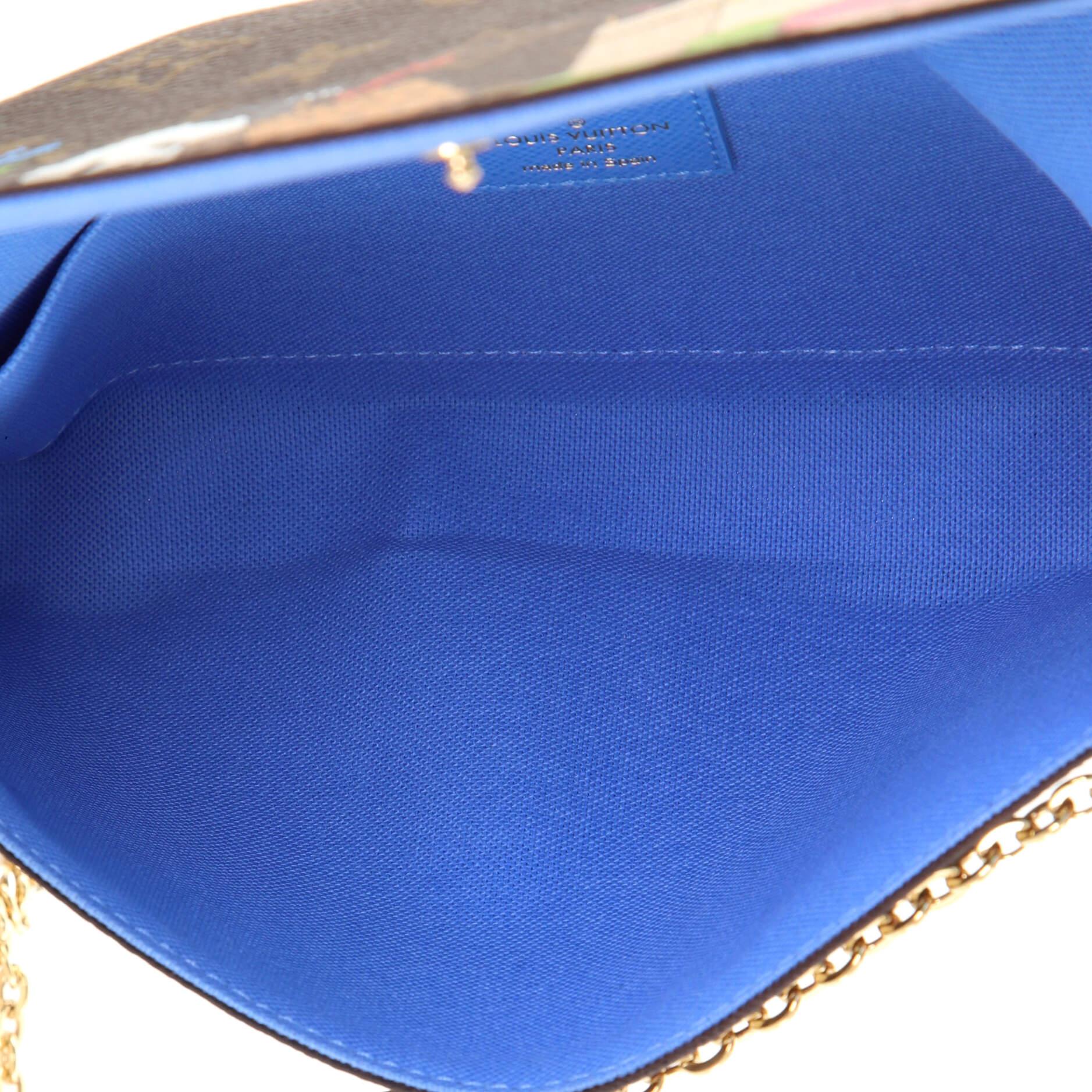 Louis Vuitton Felicie Pochette Limited Edition Vivienne Xmas Monogram ...