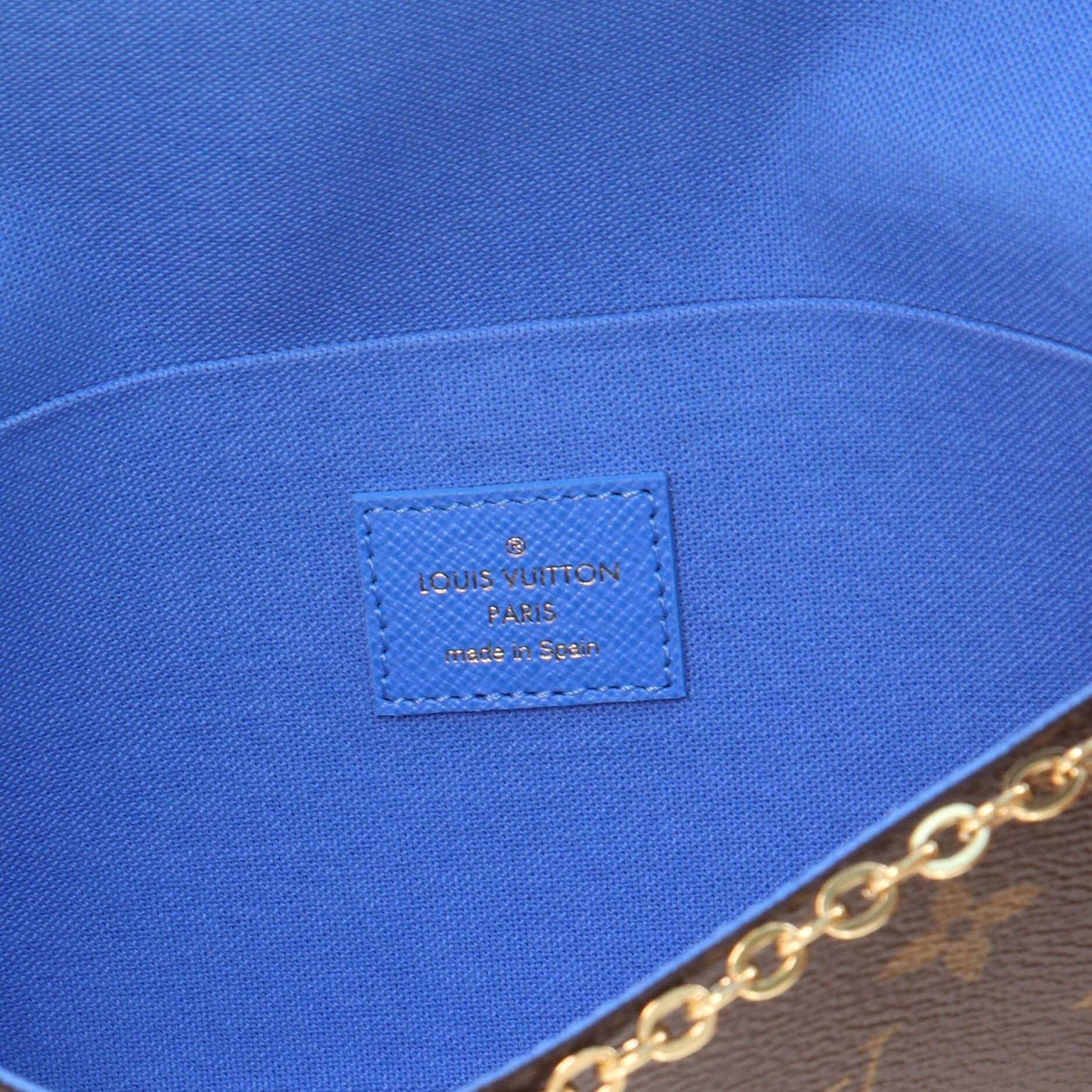 Louis Vuitton Felicie Pochette Limited Edition Vivienne Xmas Monogram ...