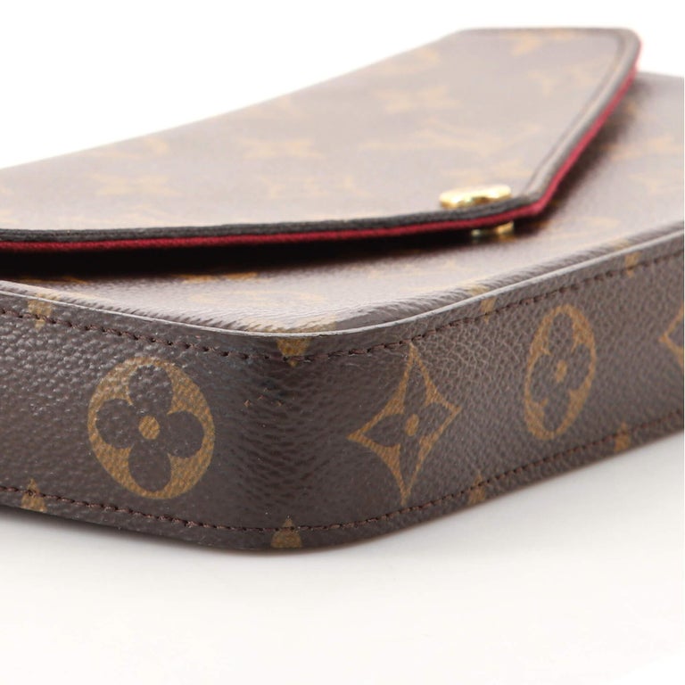 Louis Vuitton Felicie Pochette Monogram Canvas For Sale at 1stDibs