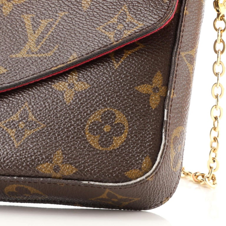 Louis Vuitton Felicie Pochette Monogram Canvas For Sale at 1stDibs