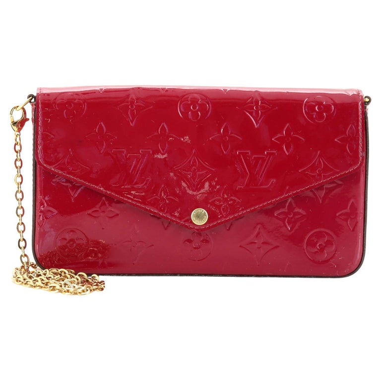 Louis Vuitton Felicie Pochette Monogram Vernis For Sale at 1stDibs