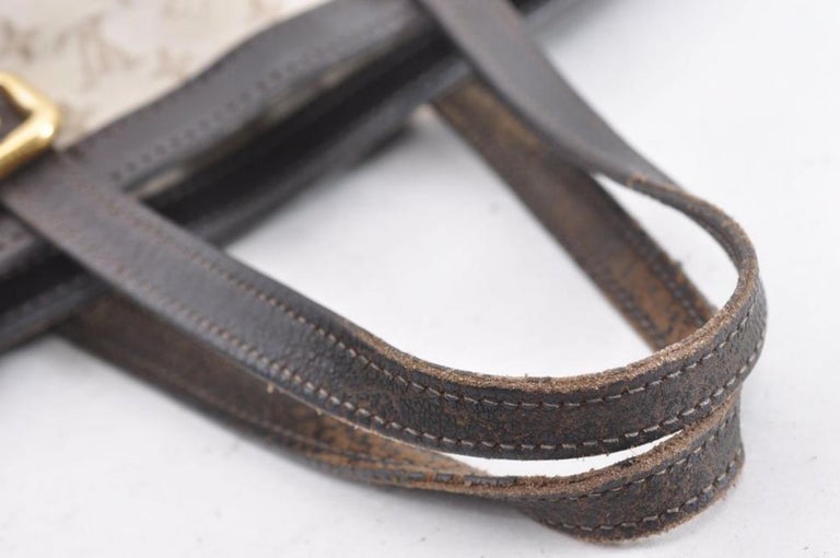 Louis Vuitton Francoise Monogram Mini Lin 2way 866360 Khaki Coated ...