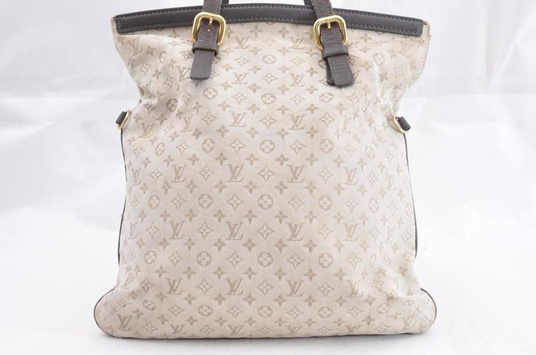 Louis Vuitton Francoise Monogram Mini Lin 2way 866360 Khaki Coated ...