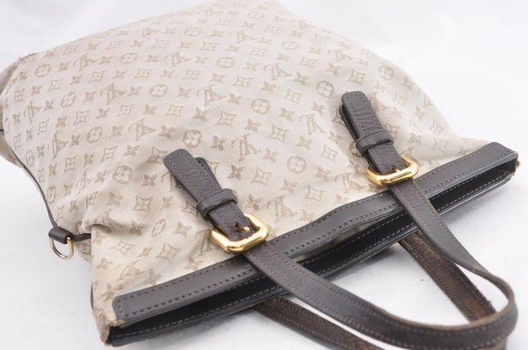Louis Vuitton Francoise Monogram Mini Lin 2way 866360 Khaki Coated ...