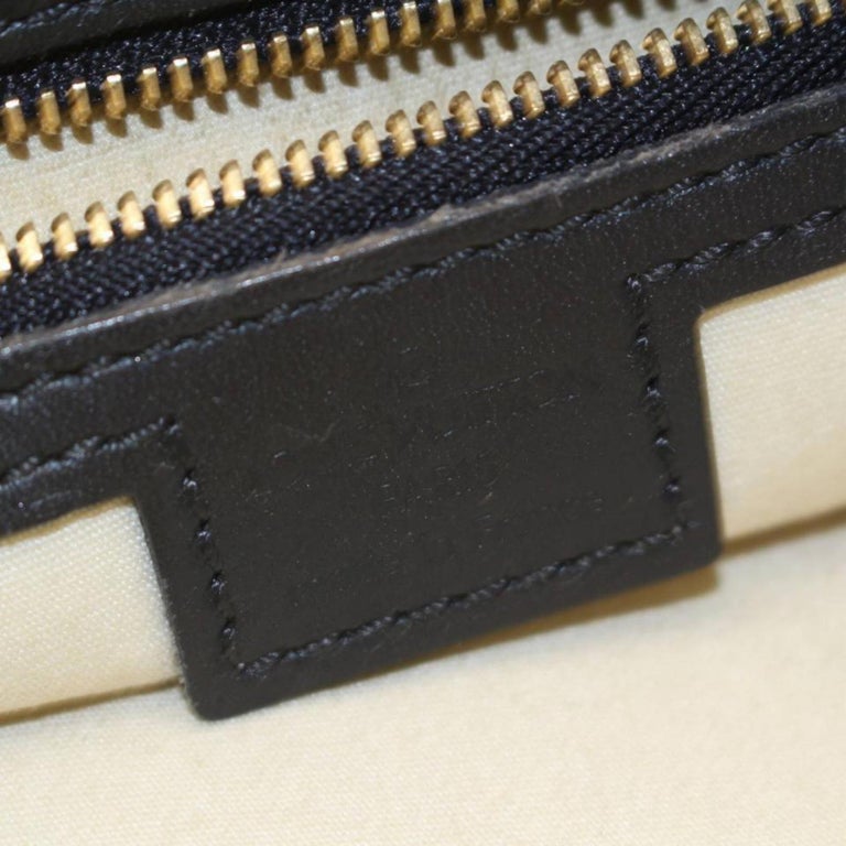 Louis Vuitton Francoise Monogram Mini Lin 865872 Black Coated Canvas ...