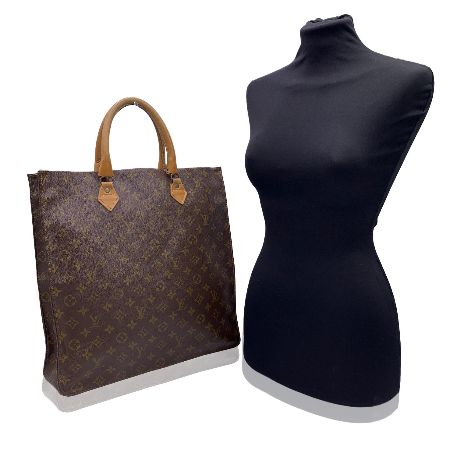 Louis Vuitton French Company Vintage Monogram Sac Plat Tote Bag For ...