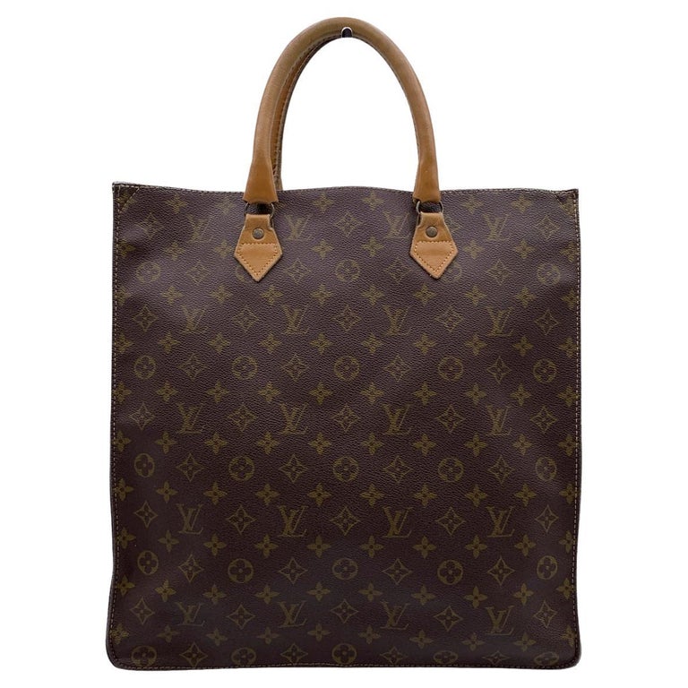 Louis Vuitton French Company Vintage Monogram Sac Plat Tote Bag For ...