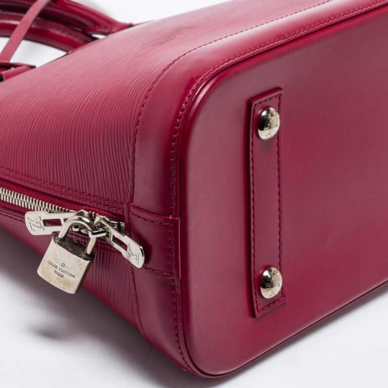 Louis Vuitton Fuchsia Epi Leather Alma PM Bag For Sale at 1stDibs