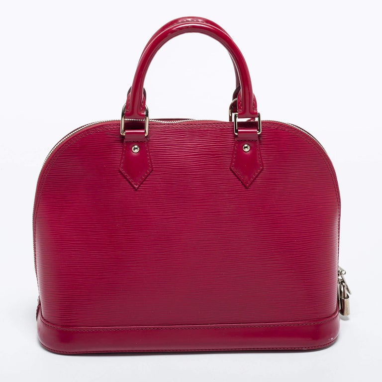 Louis Vuitton Fuchsia Epi Leather Alma PM Bag For Sale at 1stDibs
