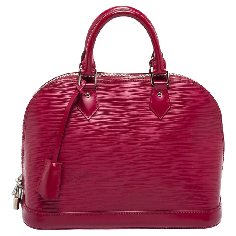Louis Vuitton Fuchsia Epi Leather Alma PM Bag For Sale at 1stDibs