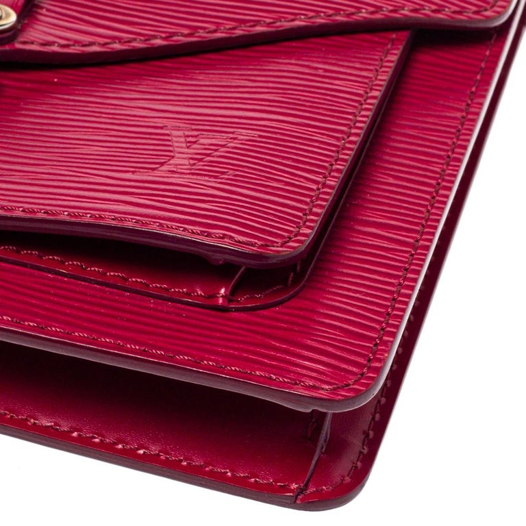 Louis Vuitton Fuchsia Epi Leather Monceau BB Bag at 1stDibs