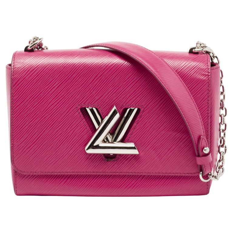 Louis Vuitton Fuchsia Epi Leather Twist MM Bag For Sale at 1stDibs