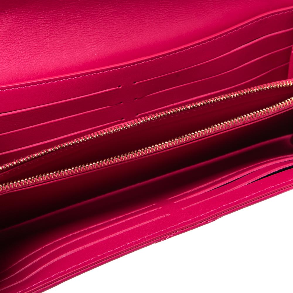 Louis Vuitton Fuchsia Leather New Wave Long Wallet For Sale at 1stDibs ...