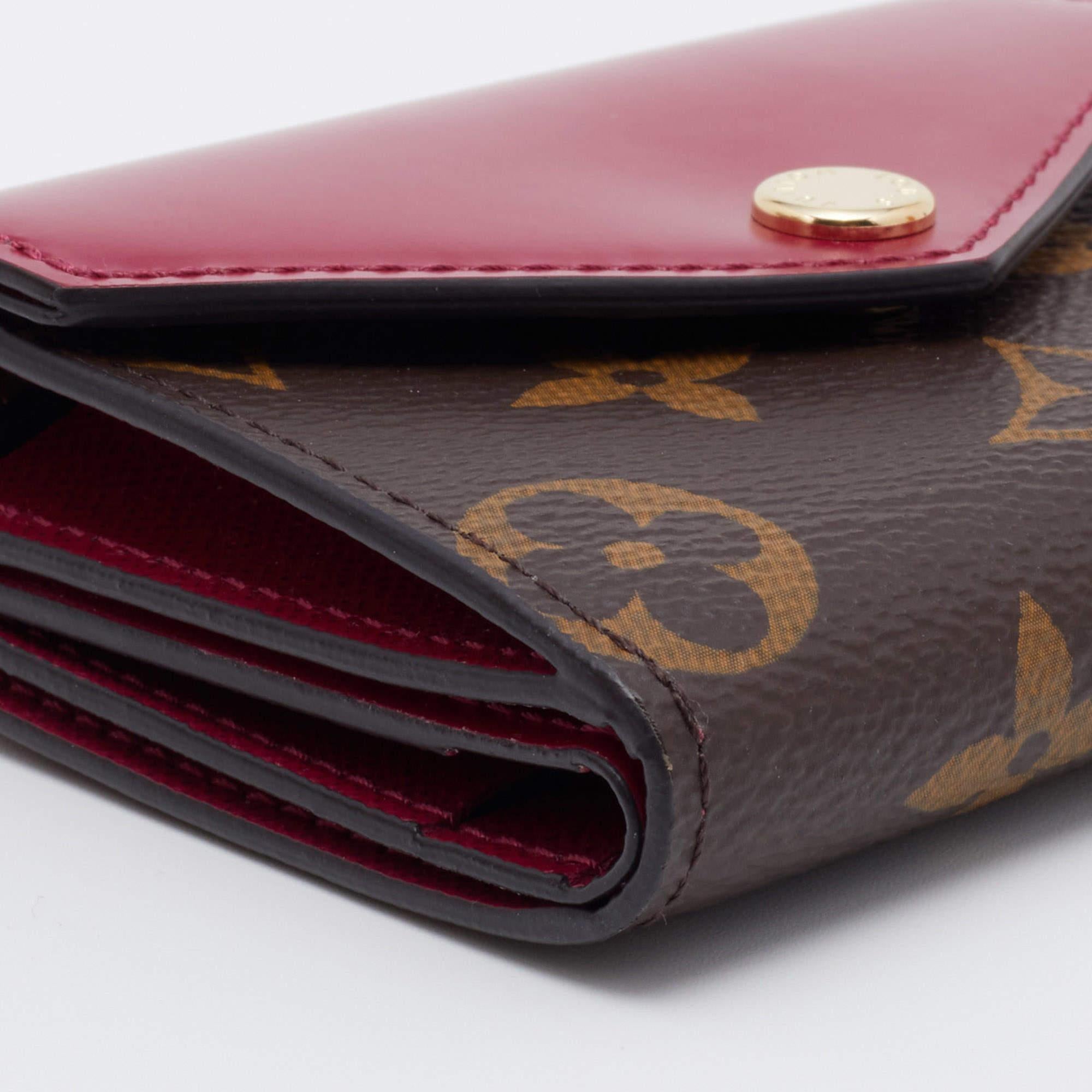 Louis Vuitton Fuchsia Monogram Canvas and Leather Zoe Wallet at 1stDibs ...