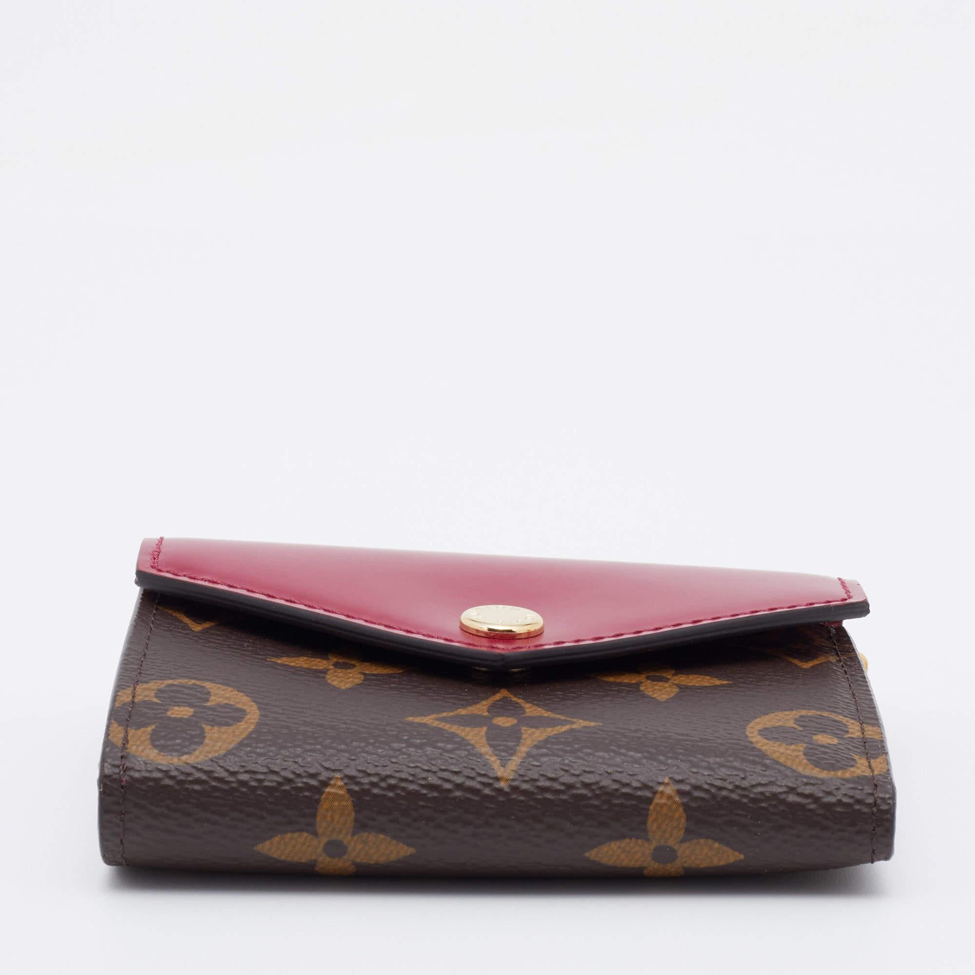 Louis Vuitton Fuchsia Monogram Canvas and Leather Zoe Wallet at 1stDibs ...