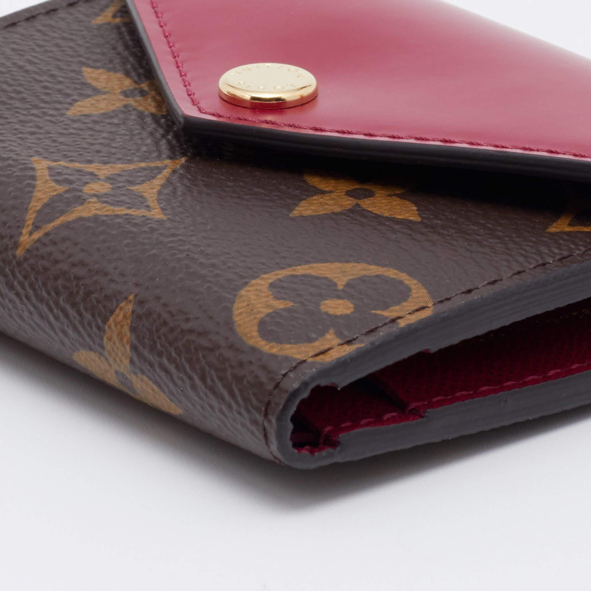 Louis Vuitton Fuchsia Monogram Canvas and Leather Zoe Wallet at 1stDibs ...