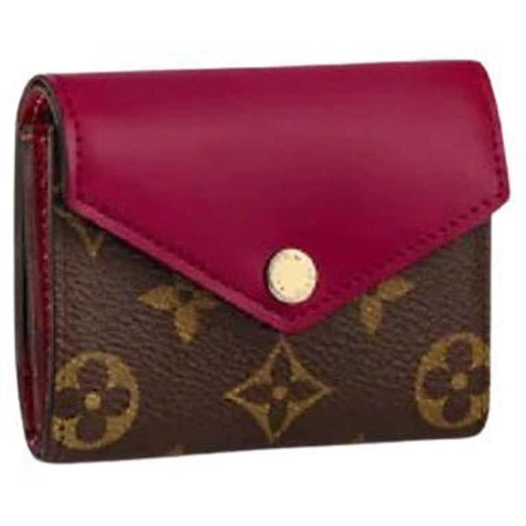 Louis Vuitton Fuchsia Monogram Canvas Zoé Wallet For Sale at 1stDibs