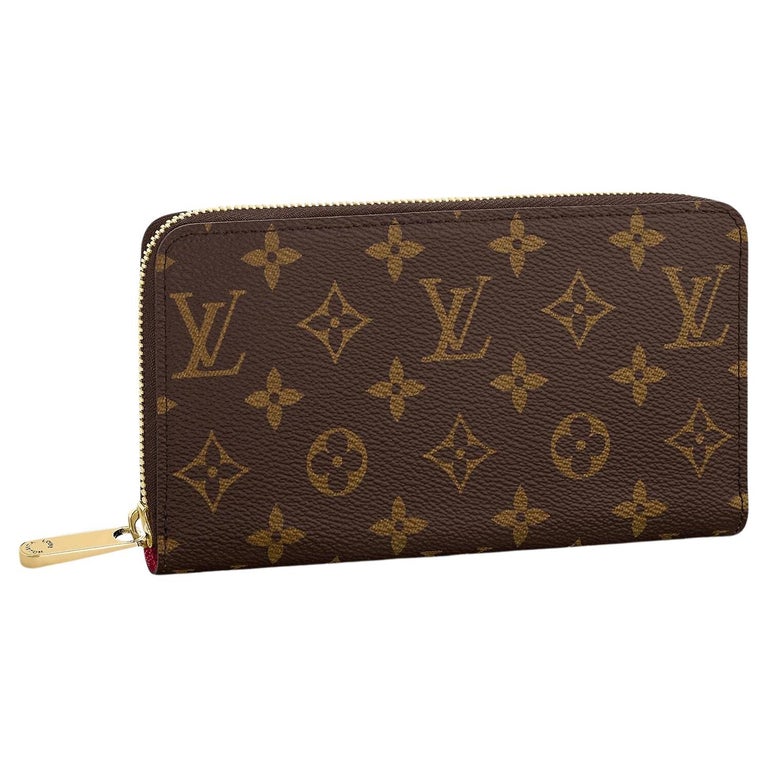 Louis Vuitton Fuchsia Pink Monogram Canvas Zippy Wallet For Sale at 1stDibs