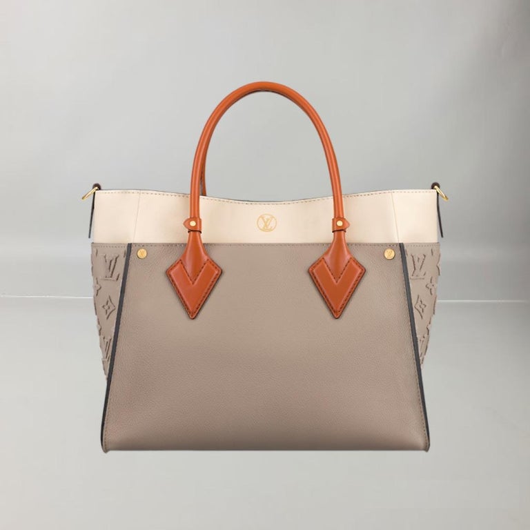 Louis Vuitton Galet Grey On My Side MM For Sale at 1stDibs