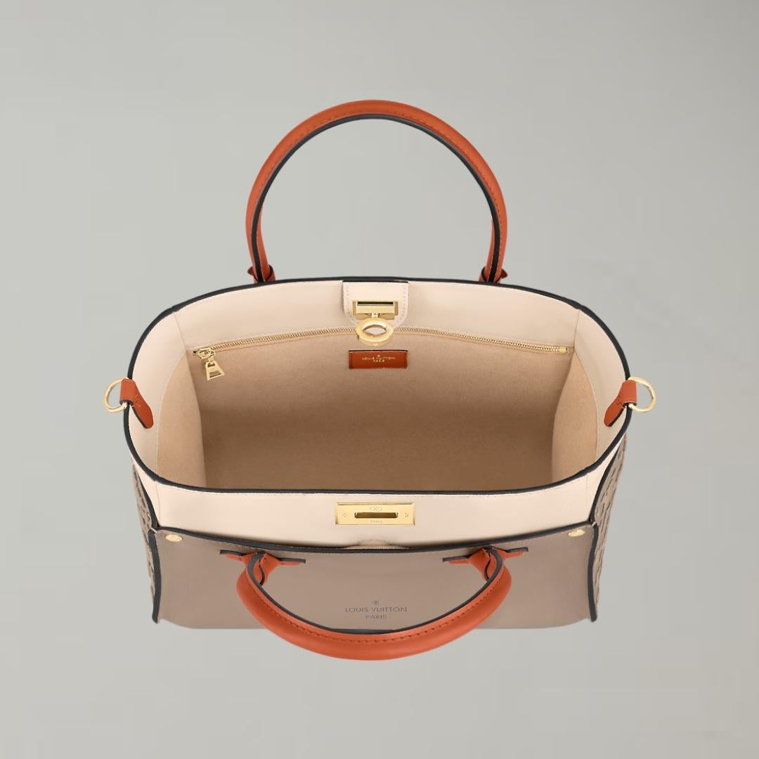 Louis Vuitton Galet Grey On My Side MM For Sale at 1stDibs