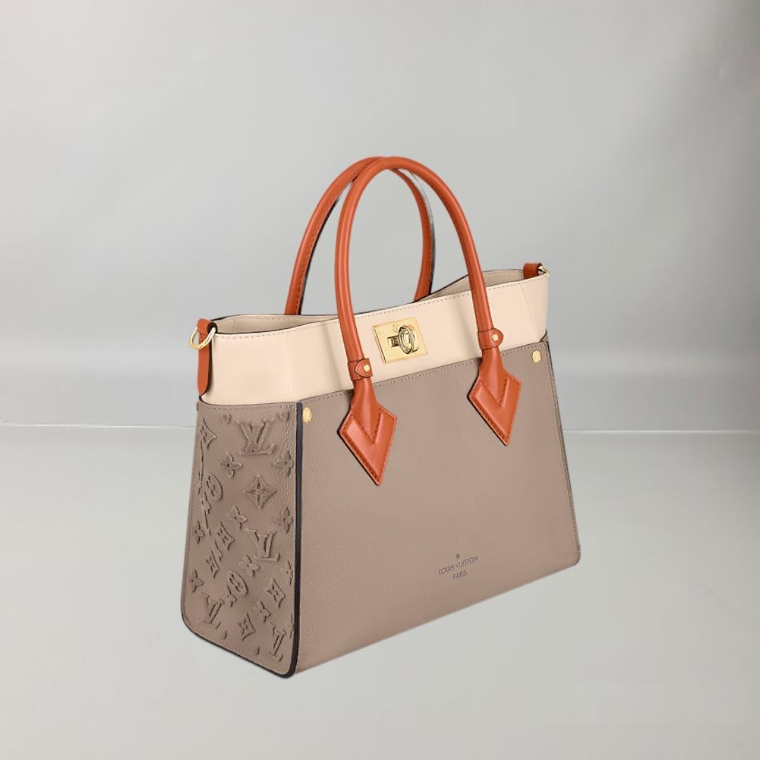 Louis Vuitton Galet Grey On My Side MM For Sale at 1stDibs