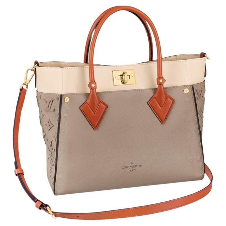Louis Vuitton Galet Grey On My Side MM For Sale at 1stDibs