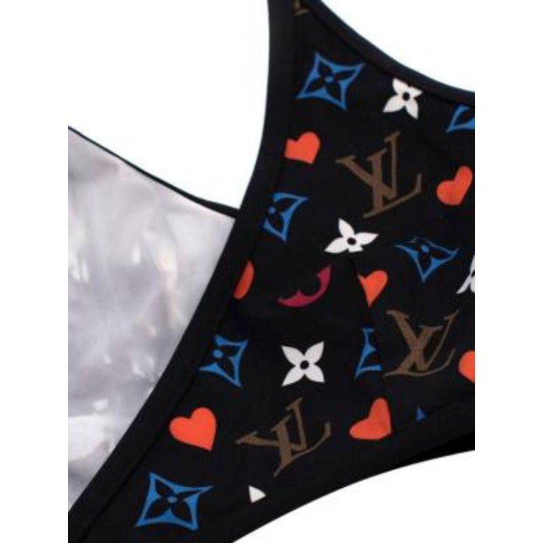 Louis Vuitton Game On Racer Back Monogram Bikini For Sale at 1stDibs