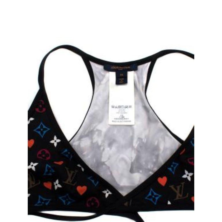 Louis Vuitton Game On Racer Back Monogram Bikini For Sale at 1stDibs