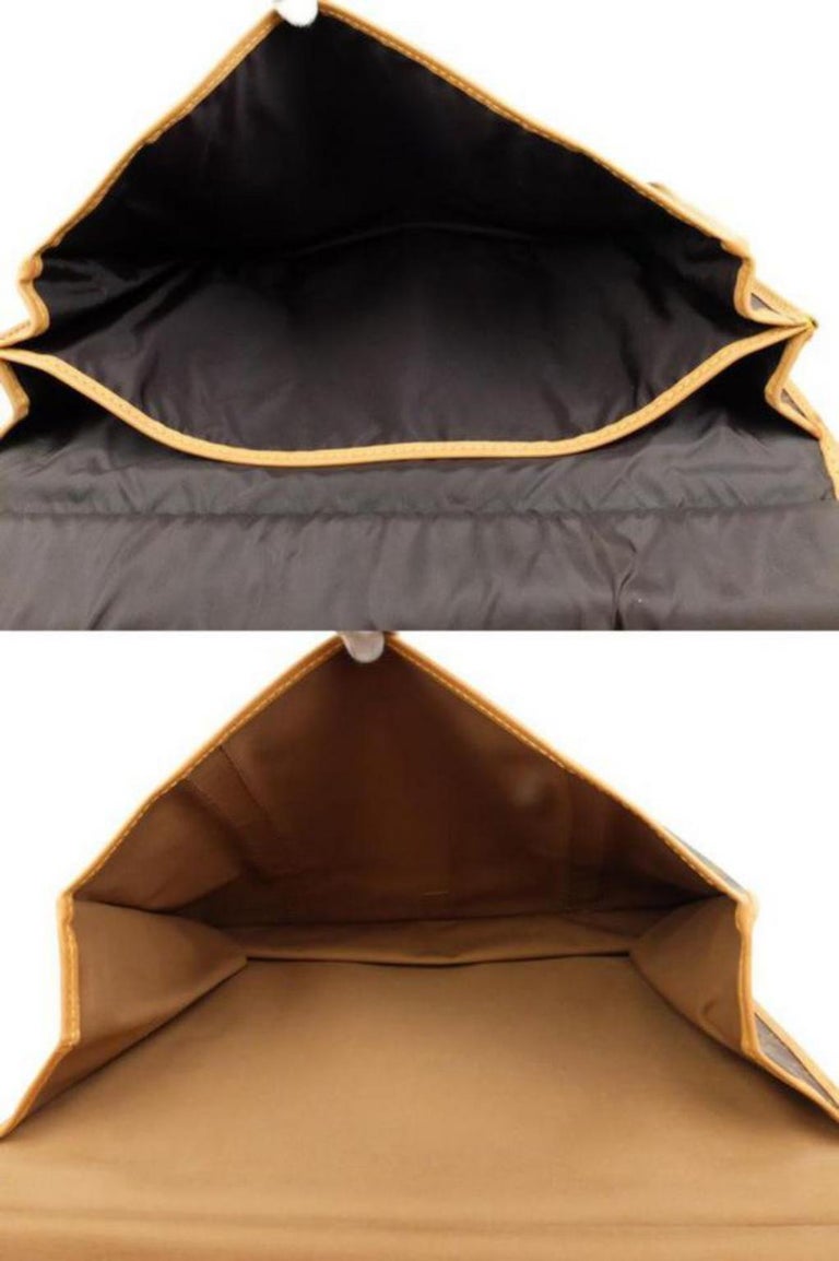 Louis Vuitton Garment Cover Sac Chasse Hunting 225348 Brown Coated ...