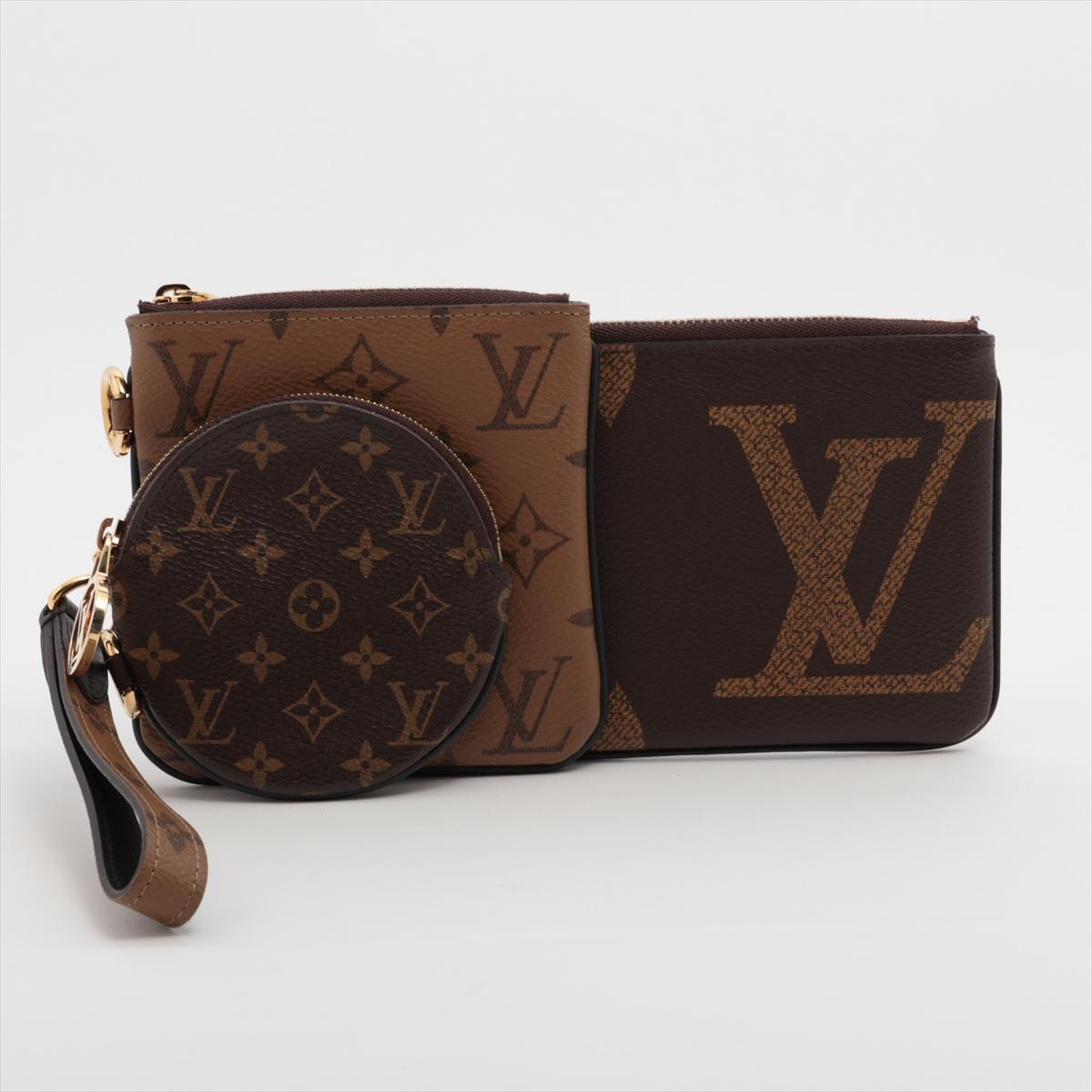 Louis Vuitton Giant Monogram Reverse Pochette Trio For Sale at 1stDibs