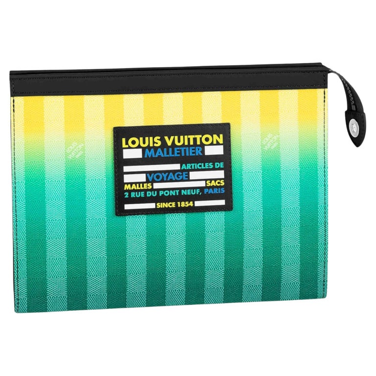 Louis Vuitton Gradient Green Pochette Voyage For Sale at 1stDibs
