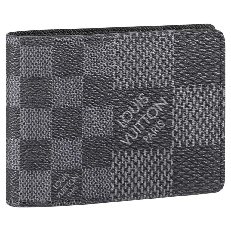 Louis Vuitton Grey Damier Multiple Wallet For Sale at 1stDibs
