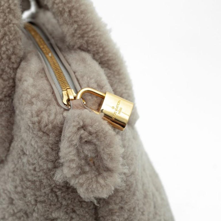 LOUIS VUITTON Gray Lockit Bag at 1stDibs