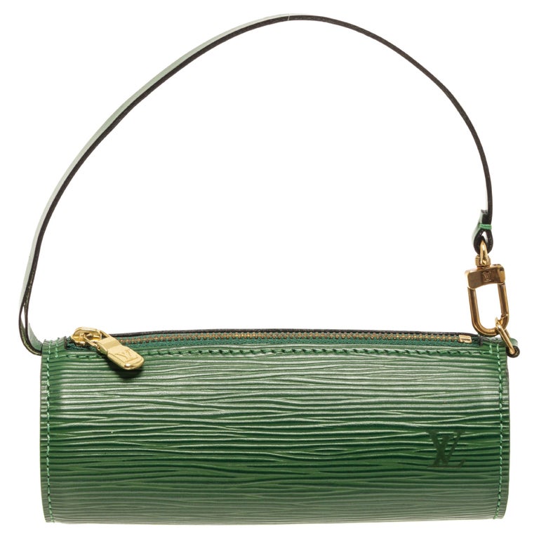 Louis Vuitton Green Epi Leather Mini Papillon Pochette Bag For Sale at ...