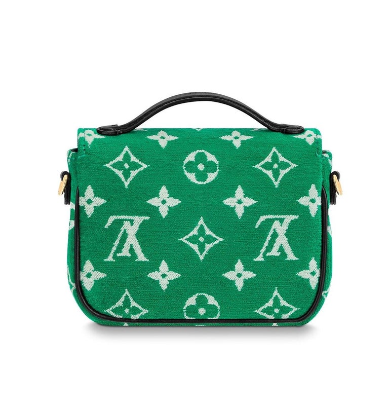 Louis Vuitton Green Monogram Jacquard Velvet Micro Métis Bag For Sale ...