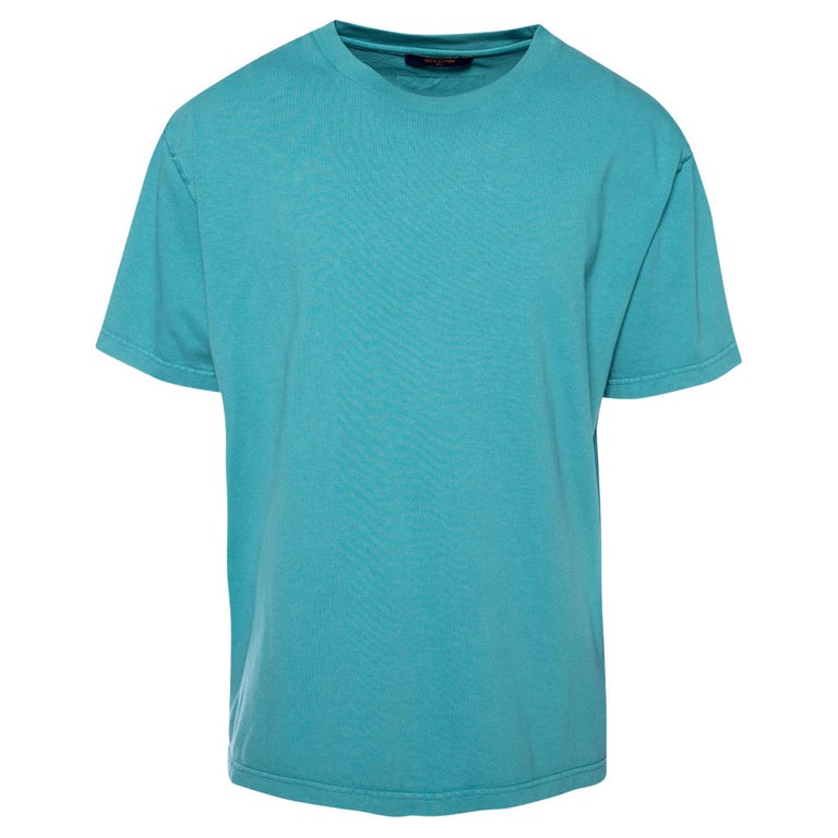 Louis Vuitton Green Terry Knit Oversized T-Shirt XL For Sale at 1stDibs