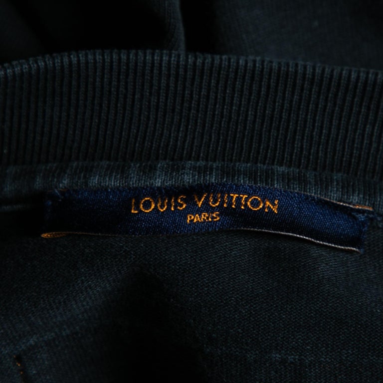 Louis Vuitton Grey Cotton Inside Out Short Sleeve Crew Neck T-Shirt XS ...