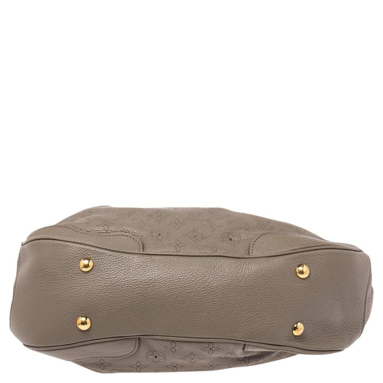 Louis Vuitton Grey Monogram Mahina Leather Solar PM Bag For Sale at 1stDibs