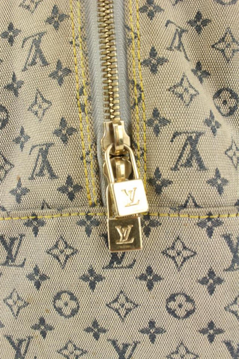 Louis Vuitton Grey Monogram Mini Lin Marie Speedy Boston Bag 23LV104 ...