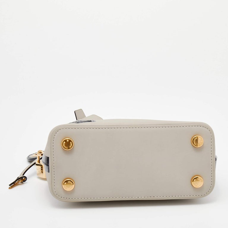 Louis Vuitton Gris Cuir Obsession Lockit BB Bag For Sale at 1stDibs