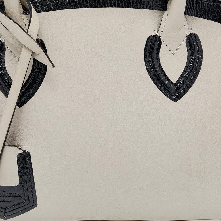 Louis Vuitton Gris Cuir Obsession Lockit BB Bag For Sale at 1stDibs