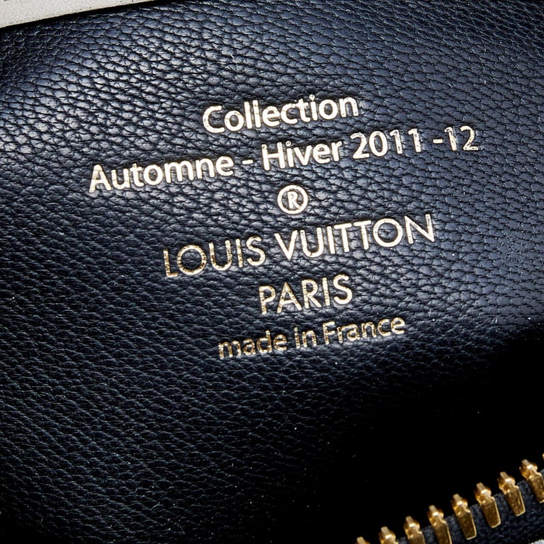 Louis Vuitton Gris Cuir Obsession Lockit BB Bag For Sale at 1stDibs