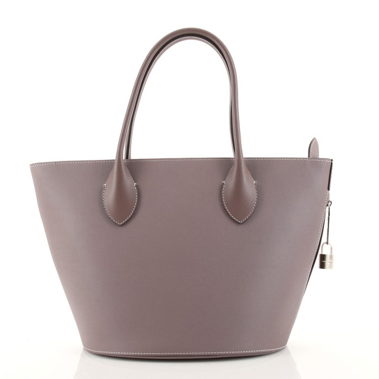Louis Vuitton Holdall Tote Veau Satin Leather PM at 1stDibs