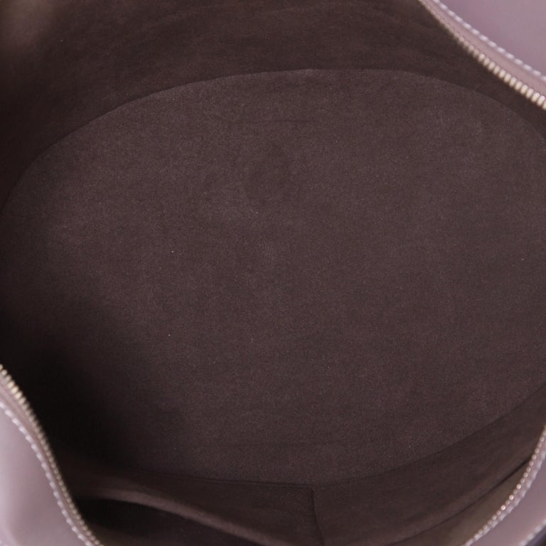 Louis Vuitton Holdall Tote Veau Satin Leather PM at 1stDibs