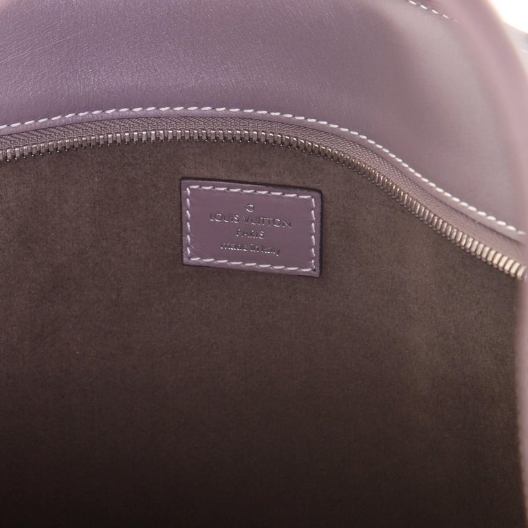 Louis Vuitton Holdall Tote Veau Satin Leather PM at 1stDibs