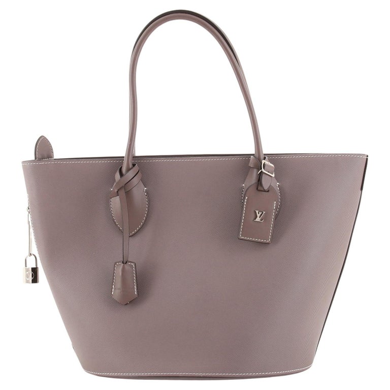 Louis Vuitton Holdall Tote Veau Satin Leather PM at 1stDibs