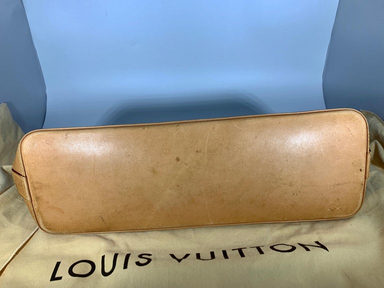 Louis Vuitton Horizontal Lockit Brown Monogram Canvas Satchel at 1stDibs
