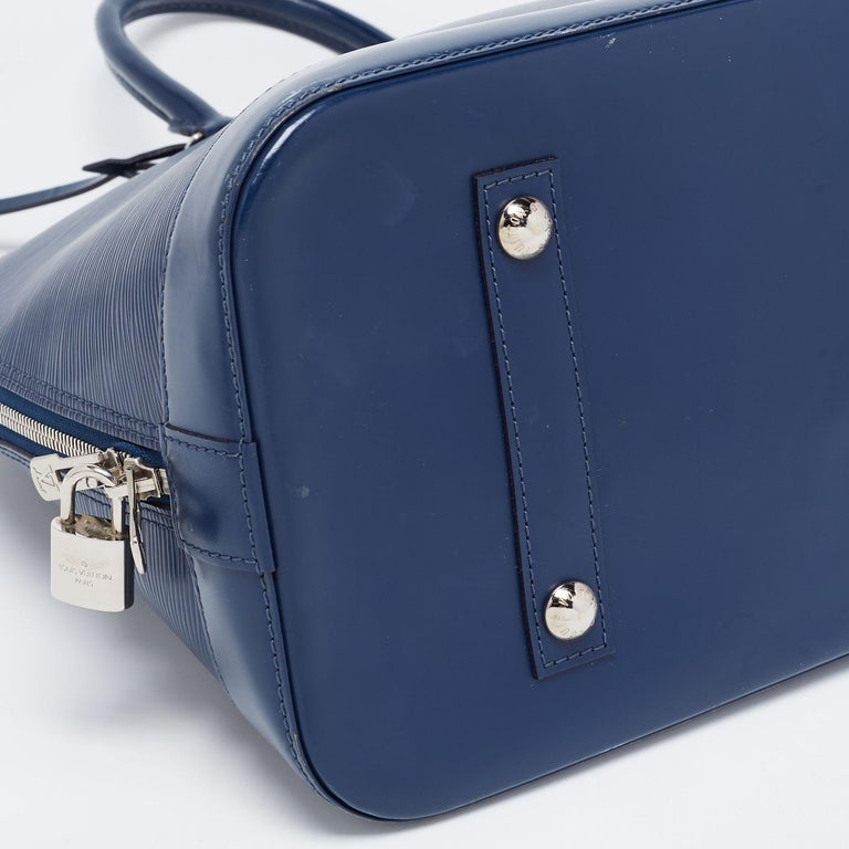 Louis Vuitton Indigo Epi Leather Alma GM Bag For Sale at 1stDibs