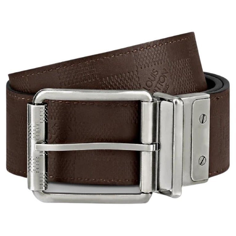 Louis Vuitton Infini Leather Damier Print 40mm Reversible Belt For Sale ...